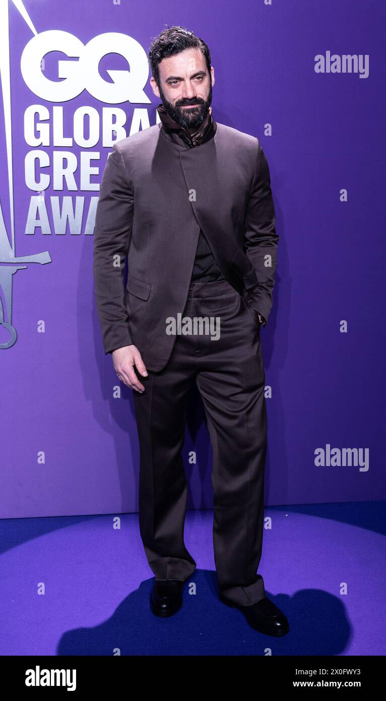 Morgan Spector attends Second Annual GQ Global Creativity Awards at WSA in New York on April 11 ...