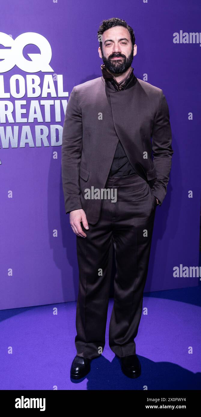 Morgan Spector attends Second Annual GQ Global Creativity Awards at WSA in New York on April 11 ...