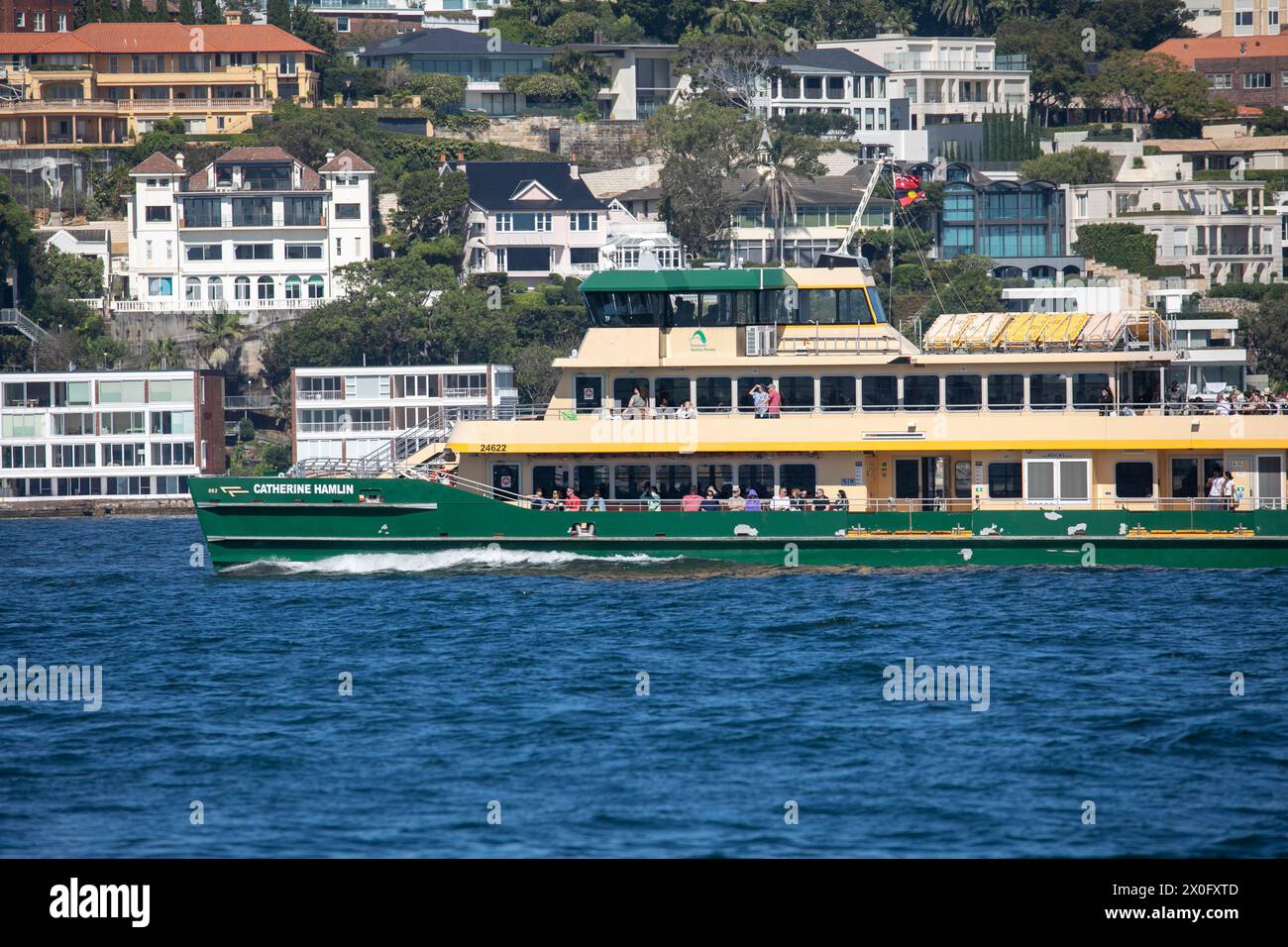 Sydney ferry, the MV Catherine Hamlin, named after the australian ...