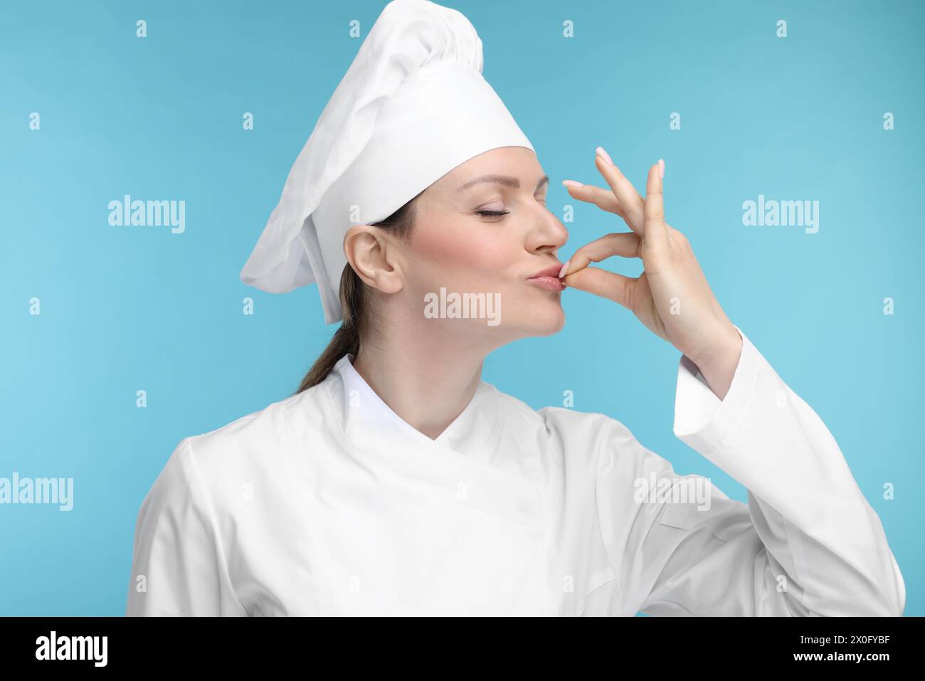 Chef showing hand sign hi-res stock photography and images - Alamy