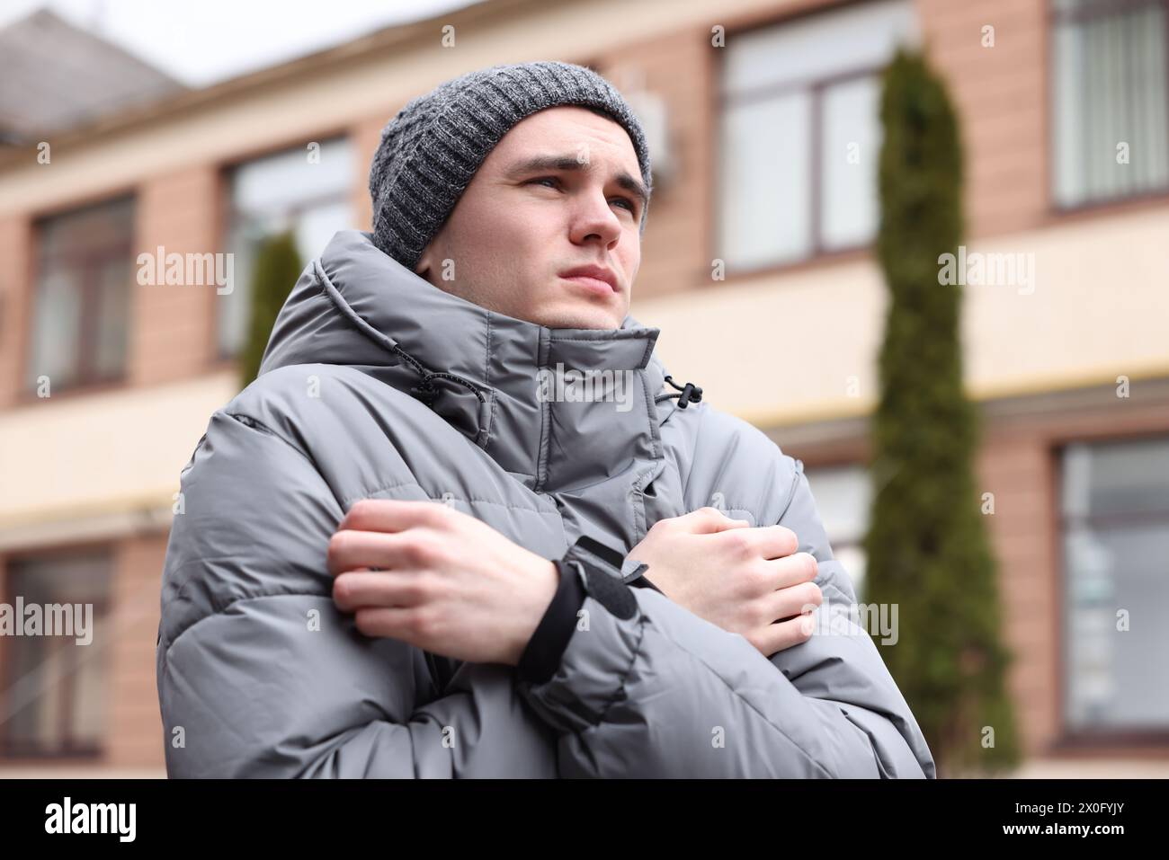 Sick person street hi-res stock photography and images - Alamy