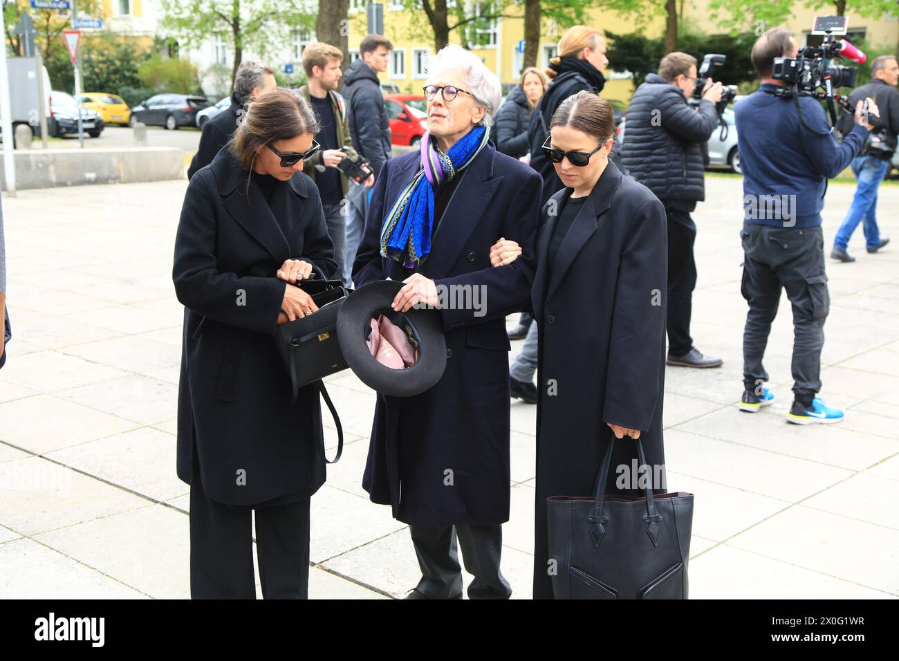 Sarah Lena Herzsprung, Bernd Herzsprung und Hannah Herzsprung bei der ...