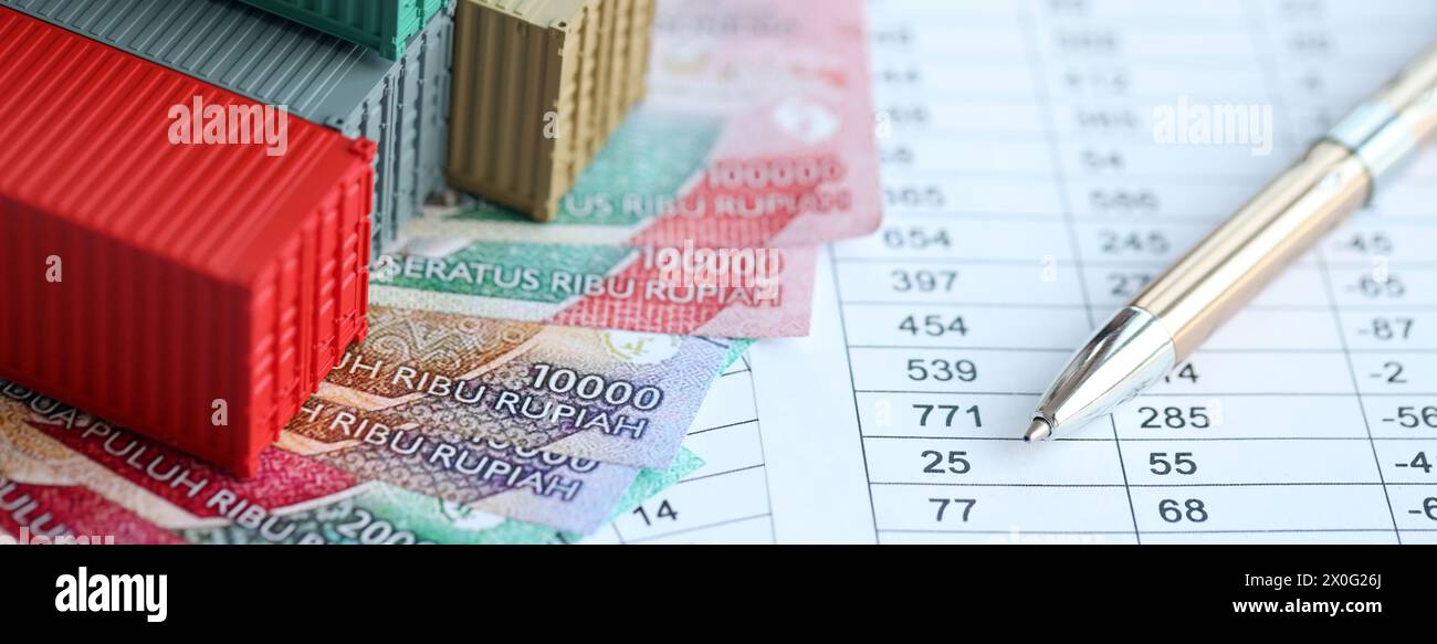 Global business container cargo ship in import export business logistic ...