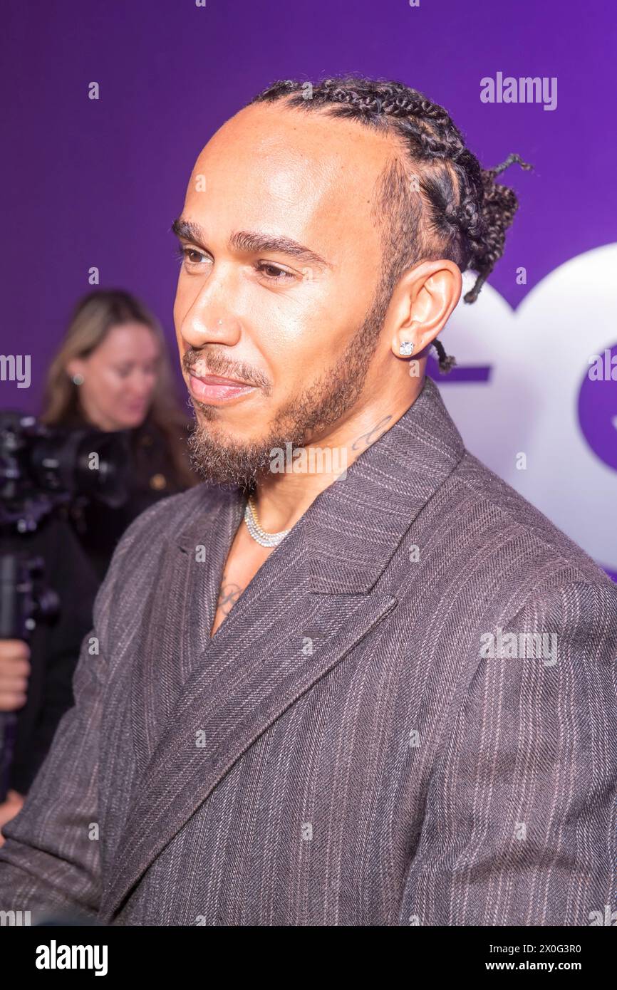 NEW YORK, NEW YORK - APRIL 11: Lewis Hamilton attends the 2024 GQ ...