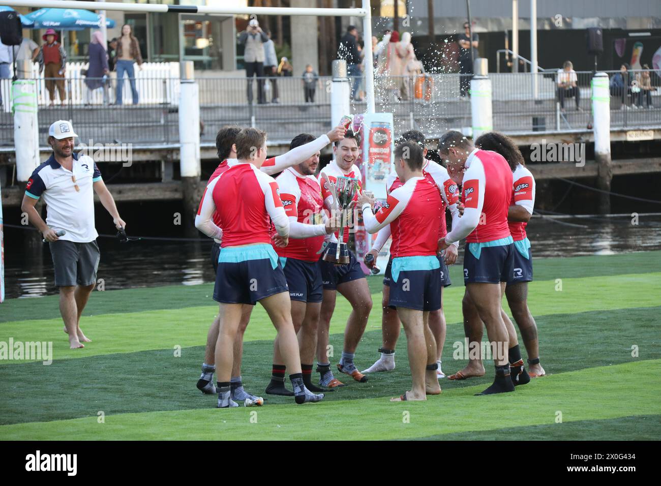 Sydney, Australia. 12th April 2024. The BSc Aqua Rugby Festival on a ...