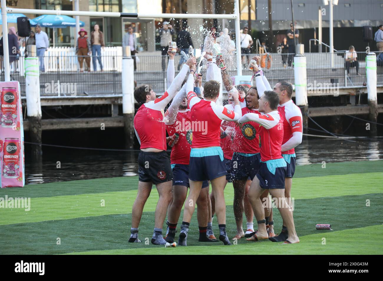 Sydney, Australia. 12th April 2024. The BSc Aqua Rugby Festival on a ...