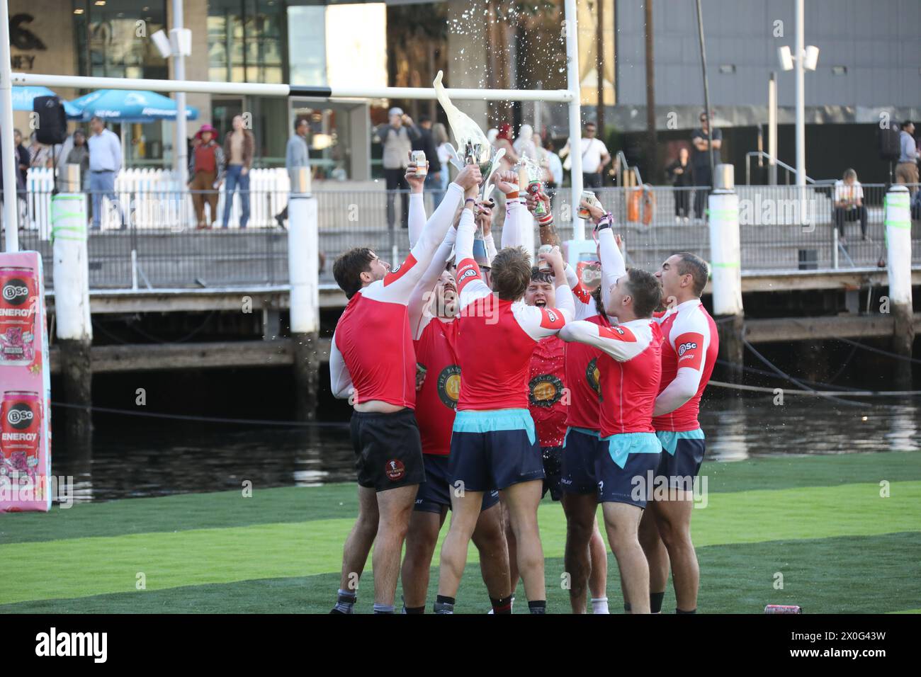 Sydney, Australia. 12th April 2024. The BSc Aqua Rugby Festival on a ...