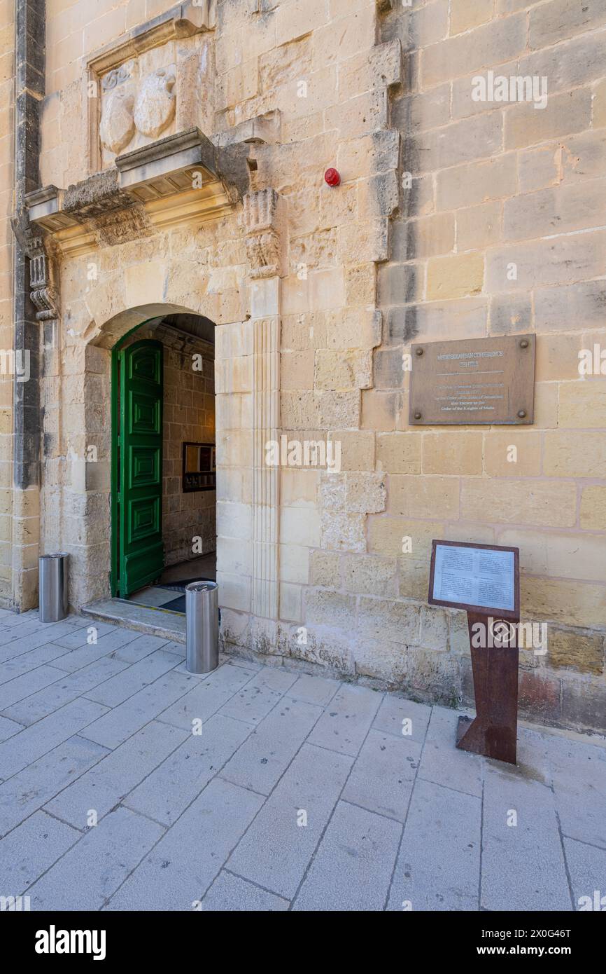Valletta, Malta, April 03, 2024. The headquarters of the mediterranean ...