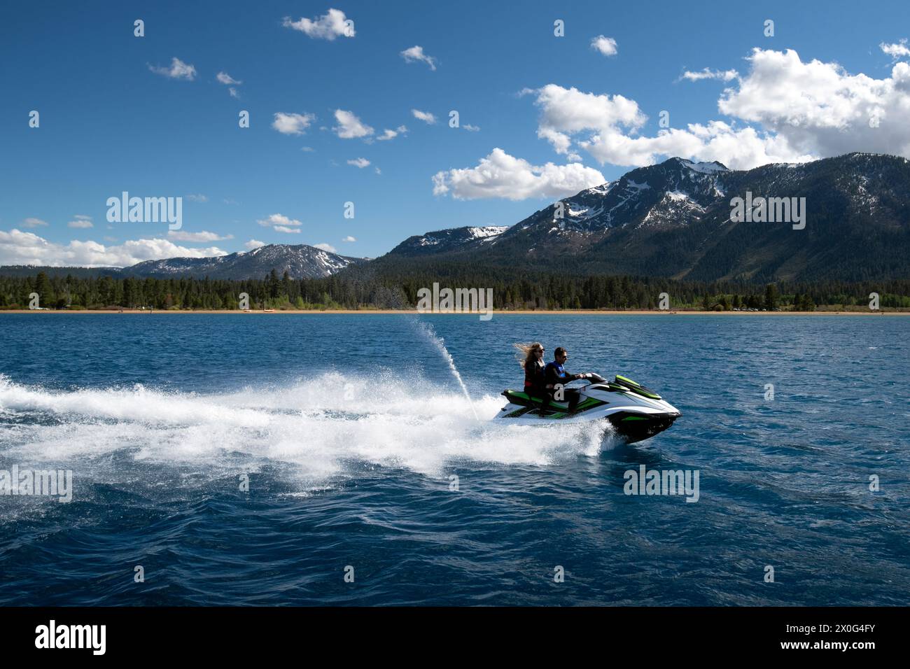 Waverunners on lake tahoe hi-res stock photography and images - Alamy