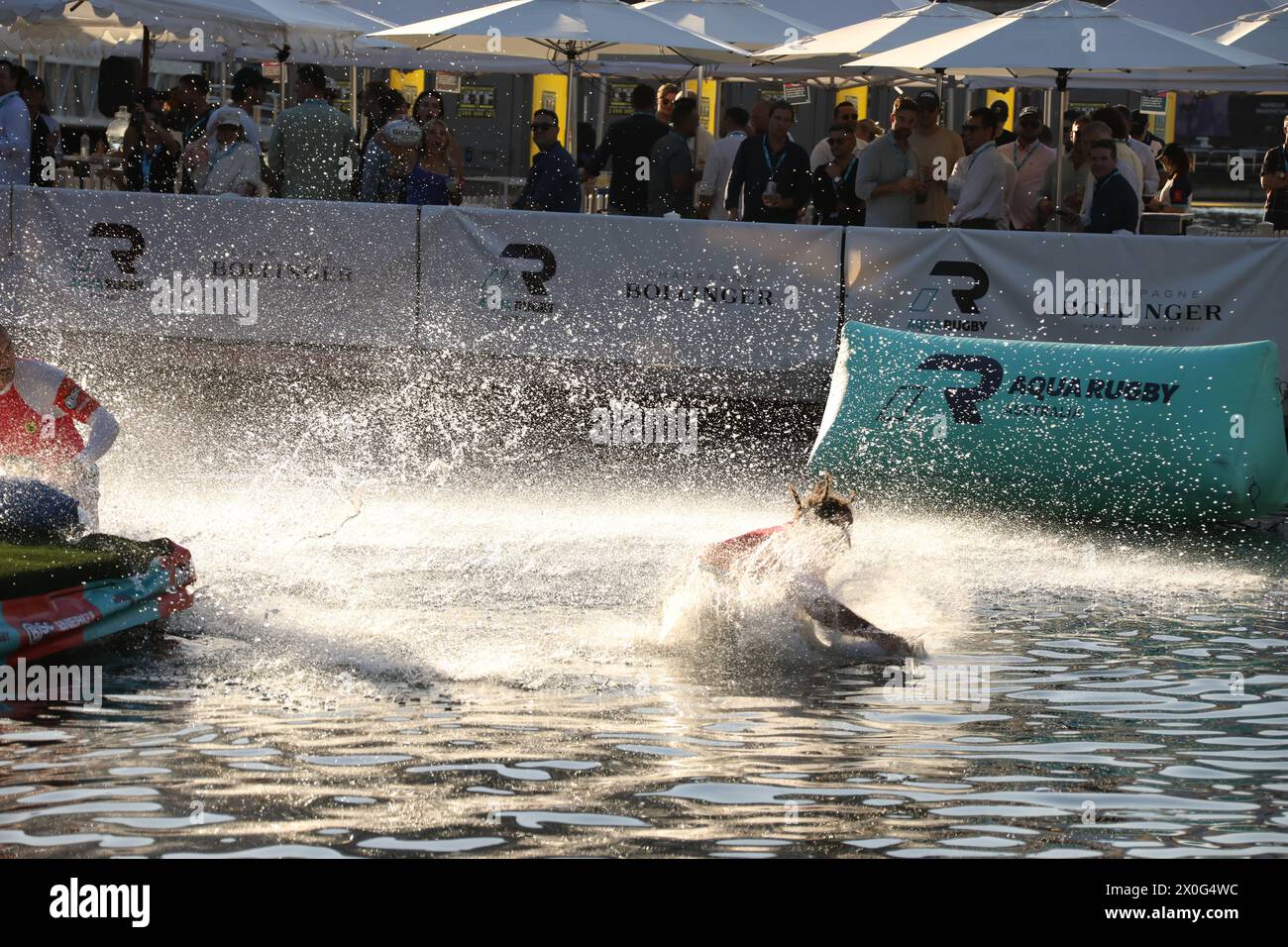 Sydney, Australia. 12th April 2024. The BSc Aqua Rugby Festival on a ...