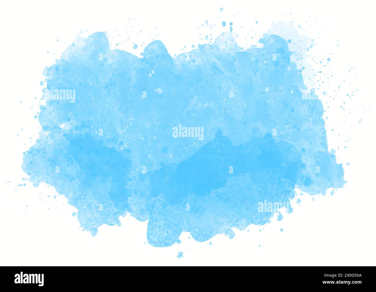 abstract hand painted blue watercolour splatter background Stock Vector ...