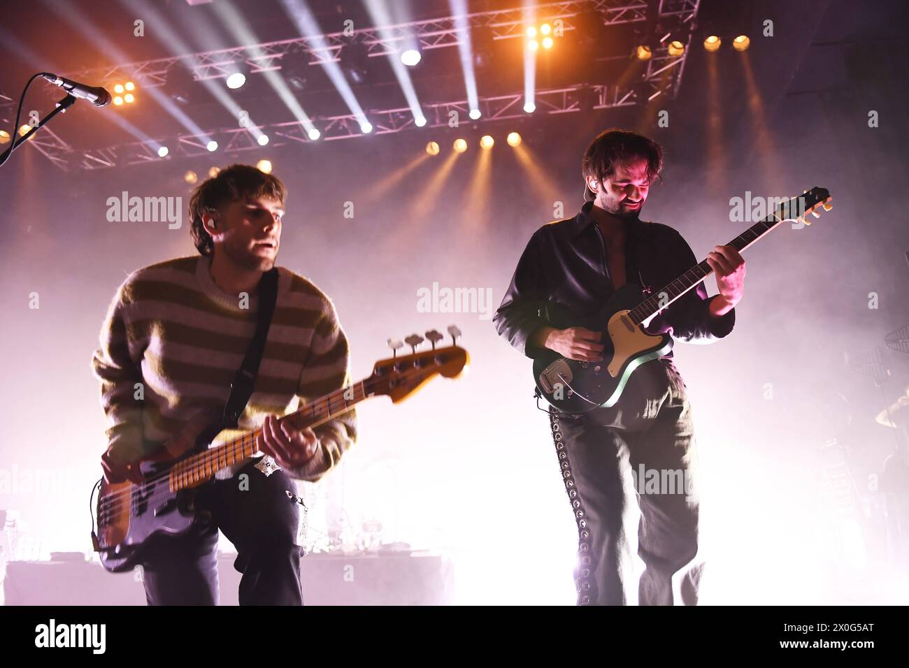 Joker Out performing at Shepherds Bush Empire LONDON, ENGLAND - APRIL ...