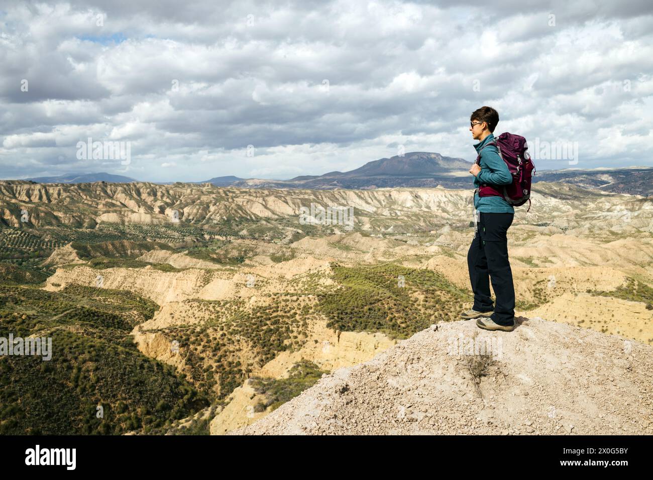 Female hiker walking scenic desert hi-res stock photography and images ...