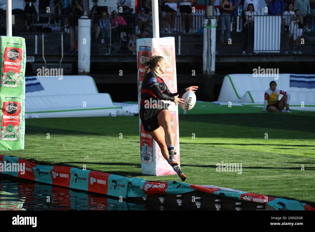 Sydney, Australia. 12th April 2024. The BSc Aqua Rugby Festival on a ...
