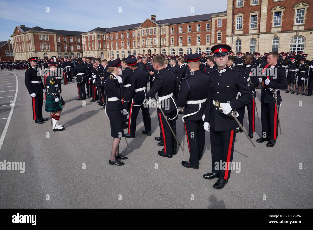 Officer Cadets commissioning as Army Officers gather in the new College ...