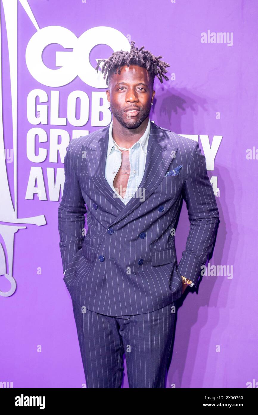 NEW YORK, NEW YORK - APRIL 11: Nigel Sylvester attends the 2024 GQ Creativity Awards at WSA on ...