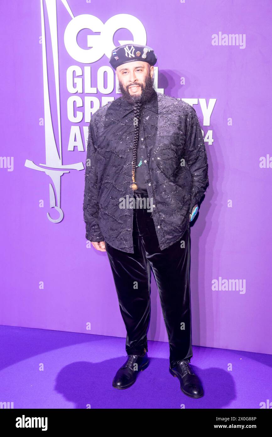 NEW YORK, NEW YORK - APRIL 11: Angelo Urrutia attends the 2024 GQ ...