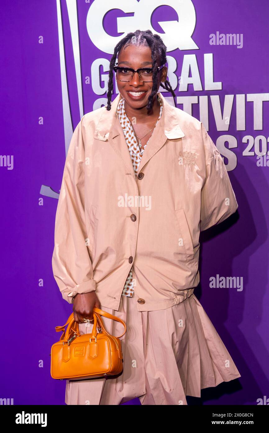 NEW YORK, NEW YORK - APRIL 11: Little Simz attends the 2024 GQ ...