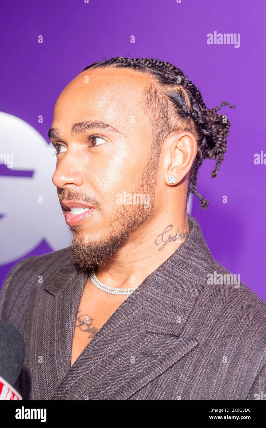 NEW YORK, NEW YORK - APRIL 11: Lewis Hamilton attends the 2024 GQ ...