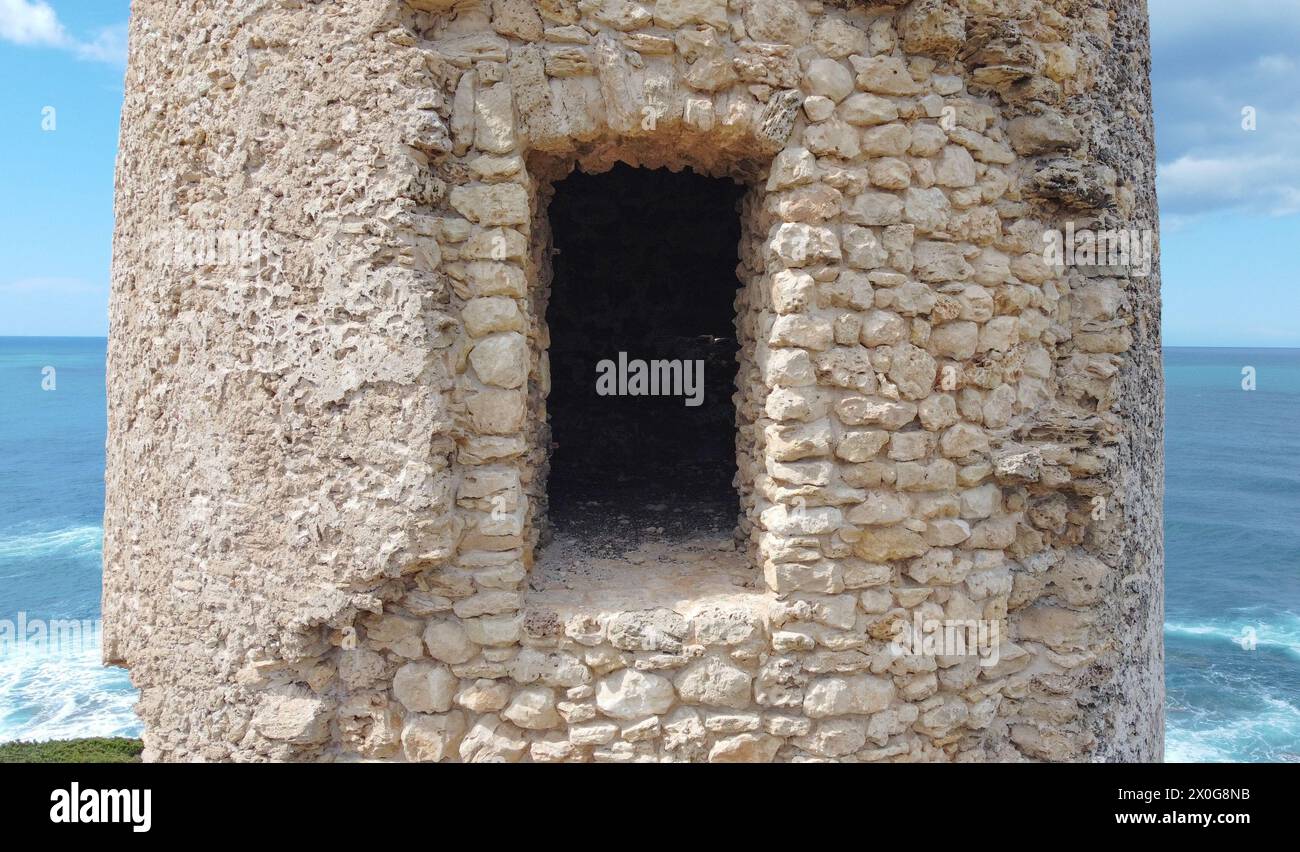 Spanish tower in Sardinia - Sa Turre Sa Mora in the Putzu Idu area ...