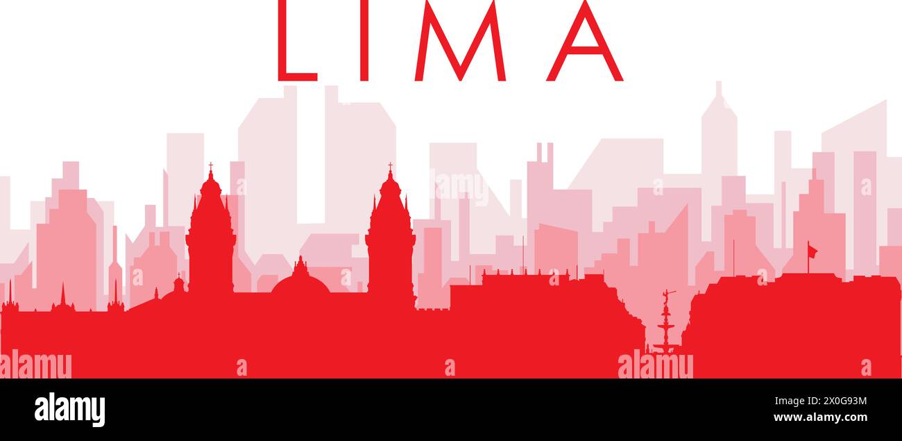 Lima capital peru cityscape Stock Vector Images - Alamy