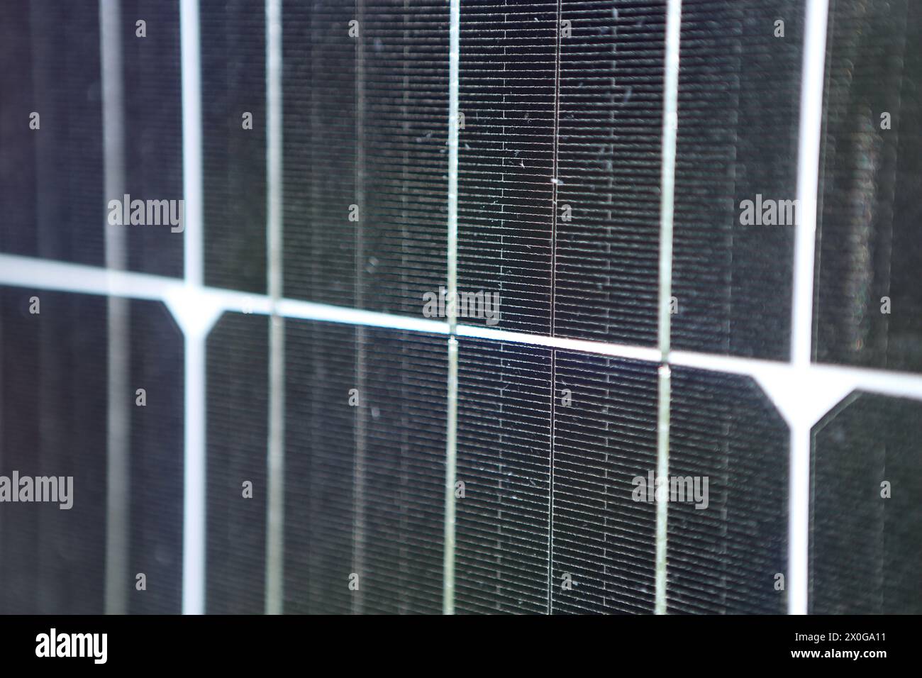 Close up of solar panel with solar cells Stock Photo - Alamy