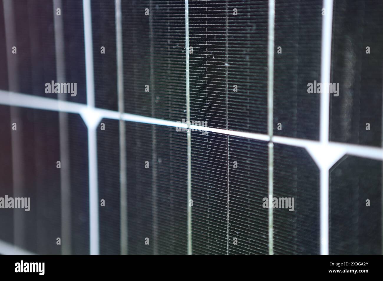Close up of solar panel with solar cells Stock Photo - Alamy
