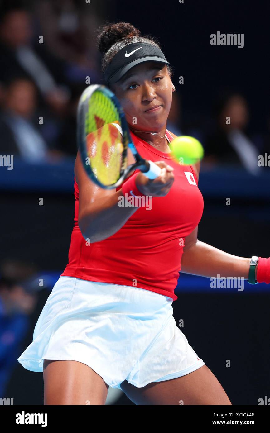 Ariake Coliseum, Tokyo, Japan. 12th Apr, 2024. Naomi Osaka (JPN), APRIL ...