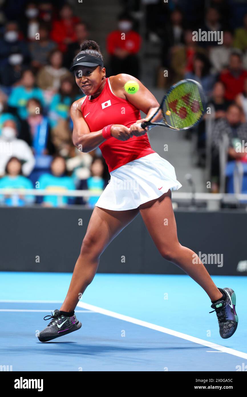 Ariake Coliseum, Tokyo, Japan. 12th Apr, 2024. Naomi Osaka (JPN), APRIL ...