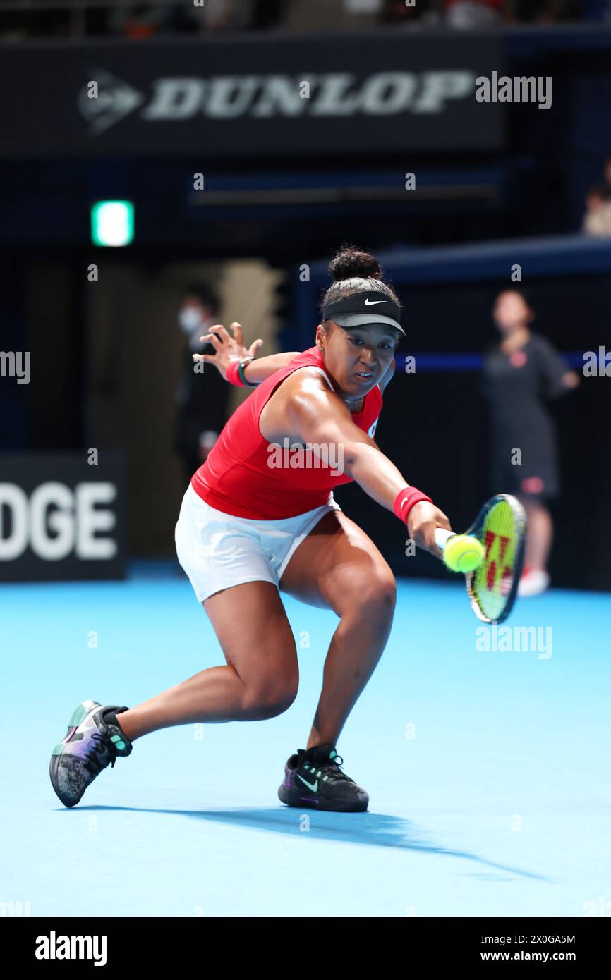 Ariake Coliseum, Tokyo, Japan. 12th Apr, 2024. Naomi Osaka (JPN), APRIL ...