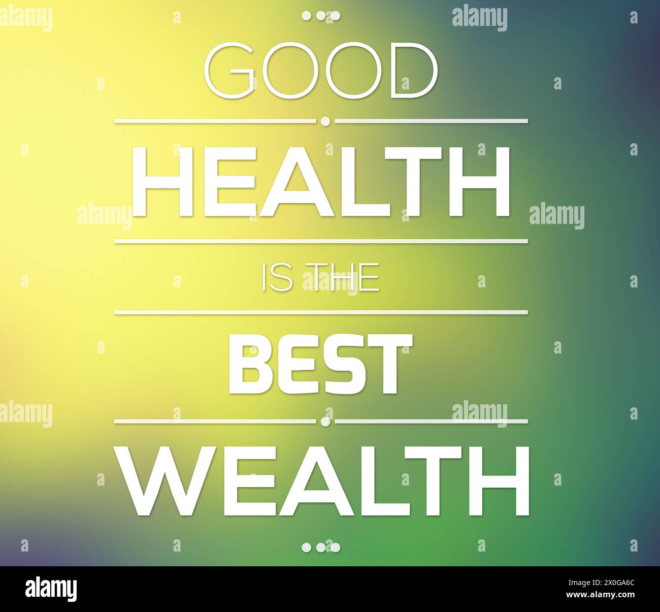 Poster, wellness and text illustration for health, balance and routine ...