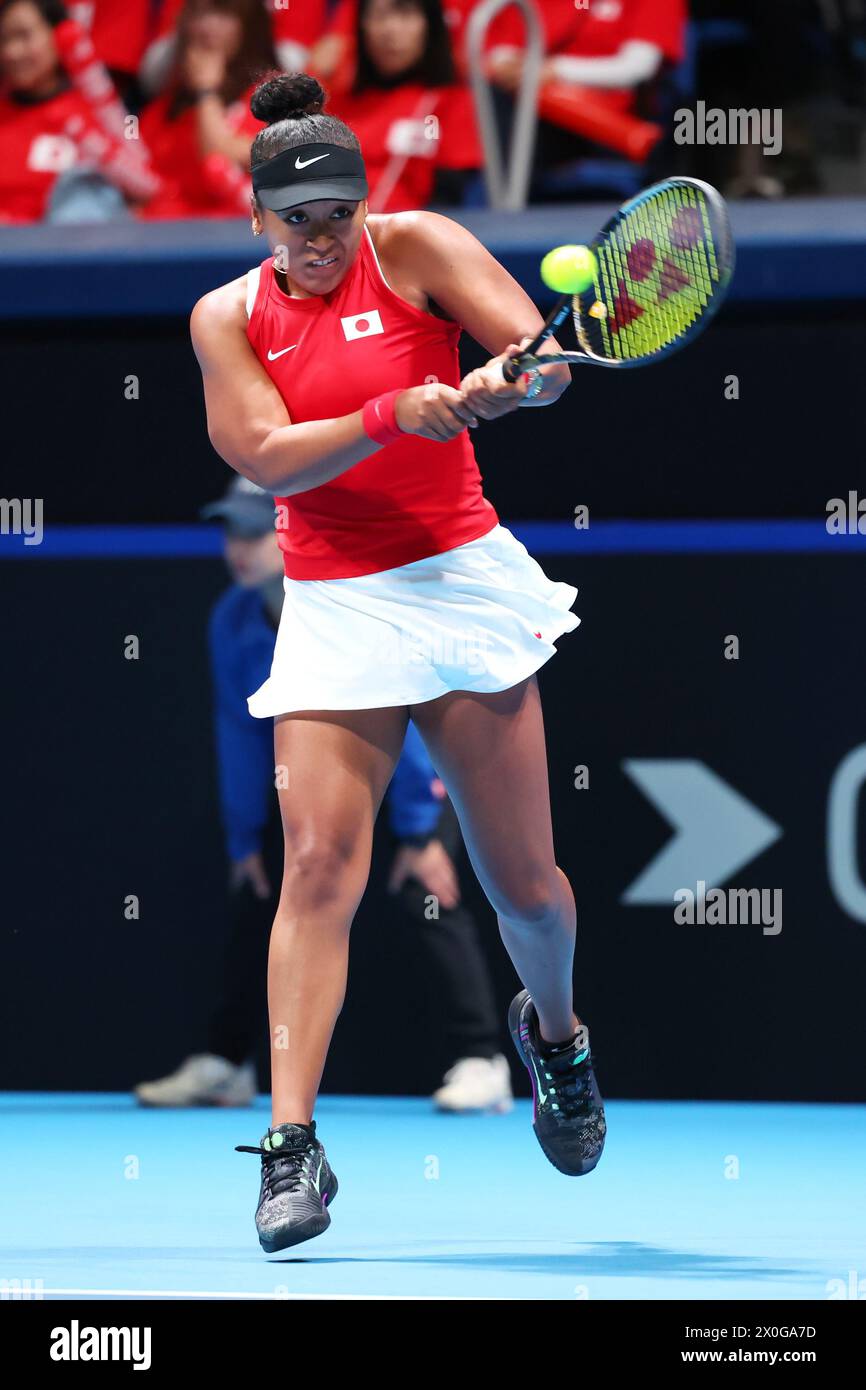 Ariake Coliseum, Tokyo, Japan. 12th Apr, 2024. Naomi Osaka (JPN), APRIL ...