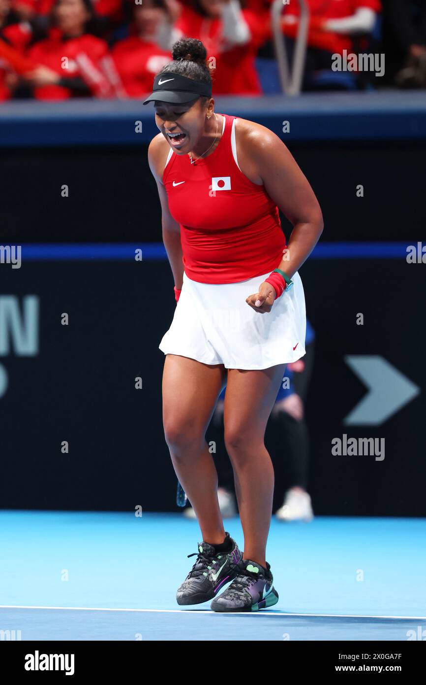 Ariake Coliseum, Tokyo, Japan. 12th Apr, 2024. Naomi Osaka (JPN), APRIL ...