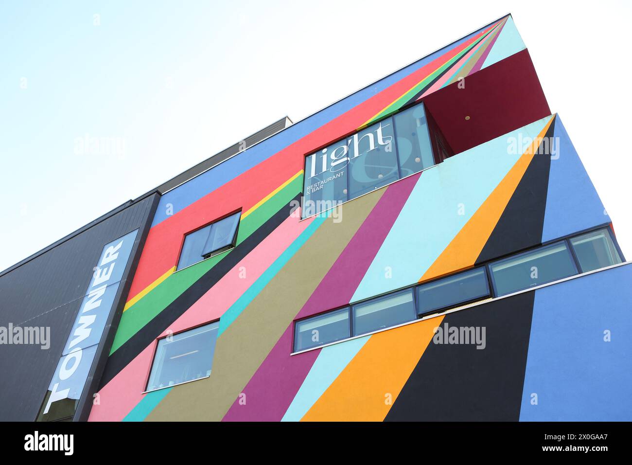 Towner Art Gallery Eastbourne East Sussex UK external view German artist Lothar Götz Dance ...