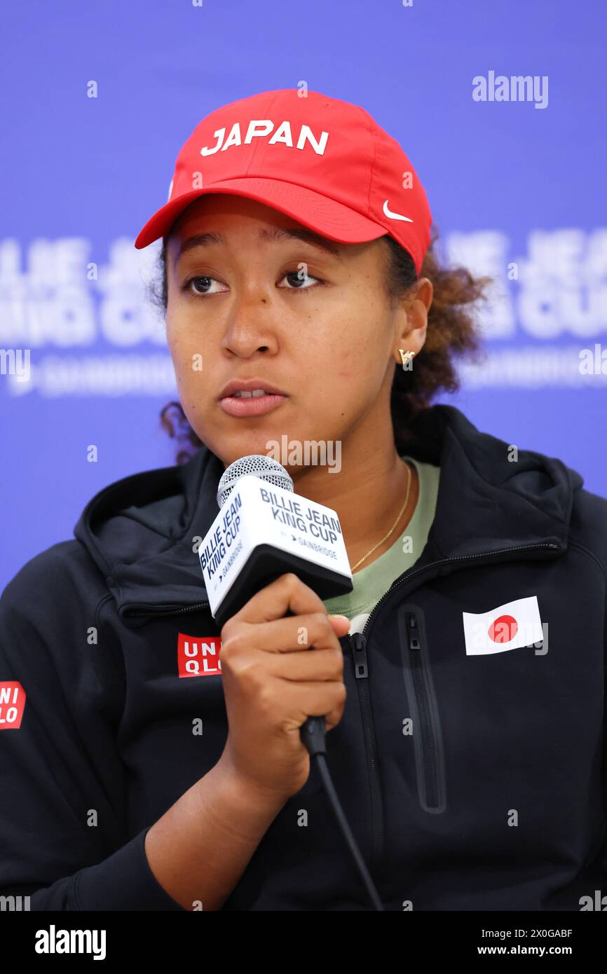 Ariake Coliseum, Tokyo, Japan. 12th Apr, 2024. Naomi Osaka (JPN), APRIL ...