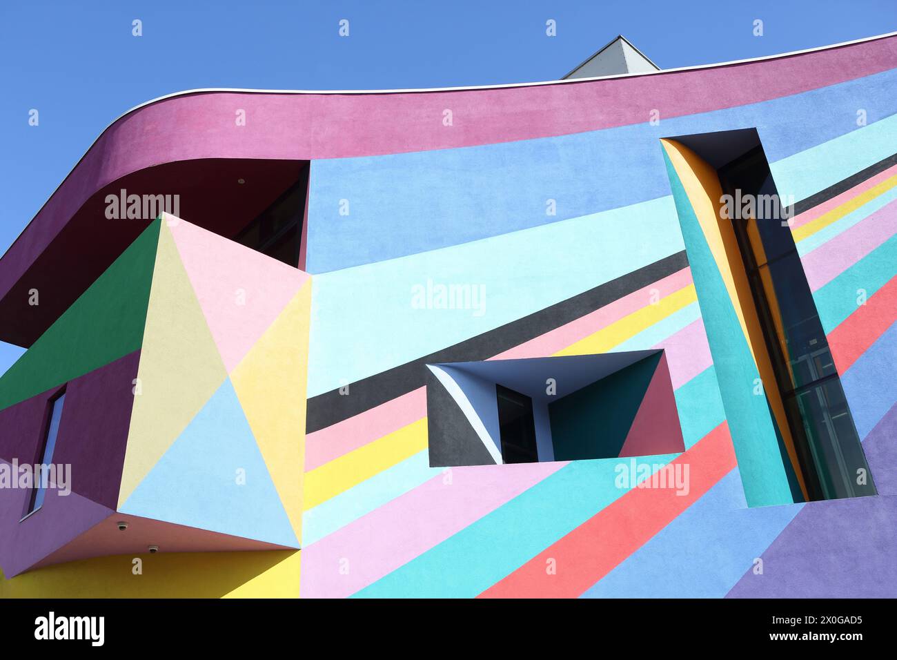 Towner Art Gallery Eastbourne East Sussex UK external view German artist Lothar Götz Dance ...