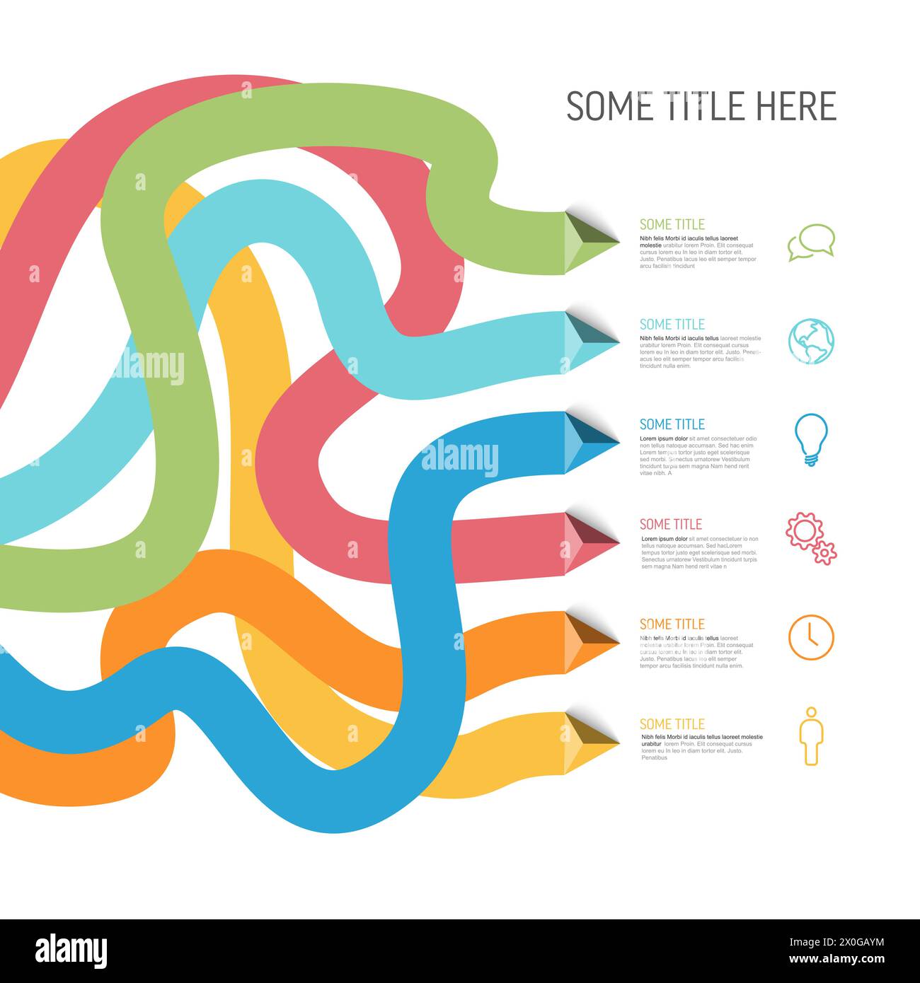Vector light multipurpose Infographic template with elements options ...