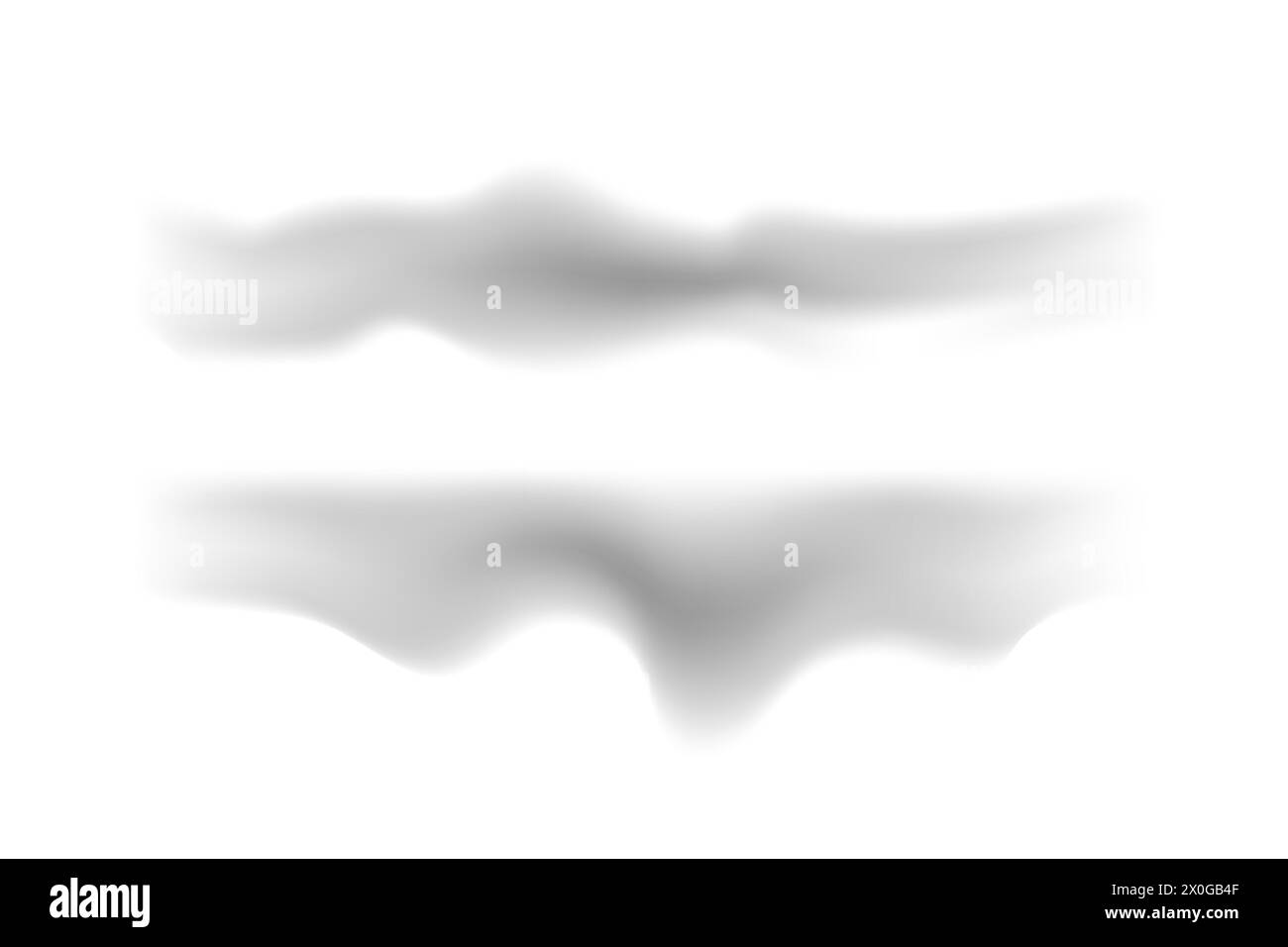 square liquid shadow from a piece of paper, fog, strip. Halloween Stock ...