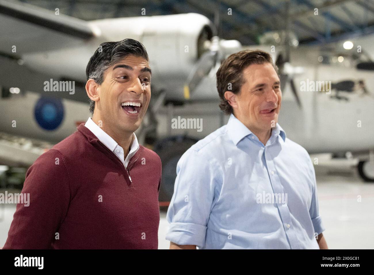 Prime Minister Rishi Sunak and Minister for Veterans' Affairs Johnny ...