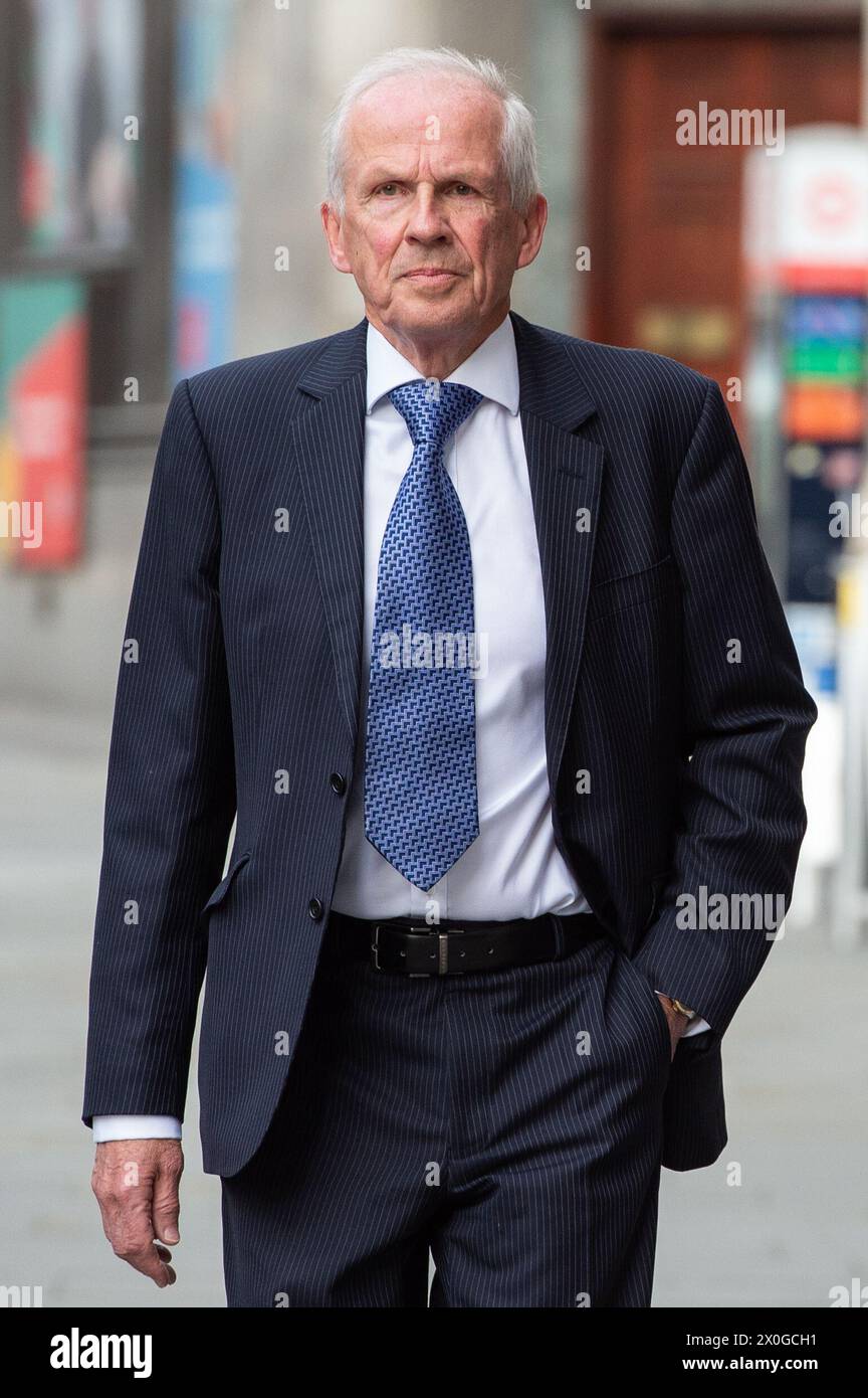 London, England, UK. 12th Apr, 2024. ALAN COOK, former Independent Non ...