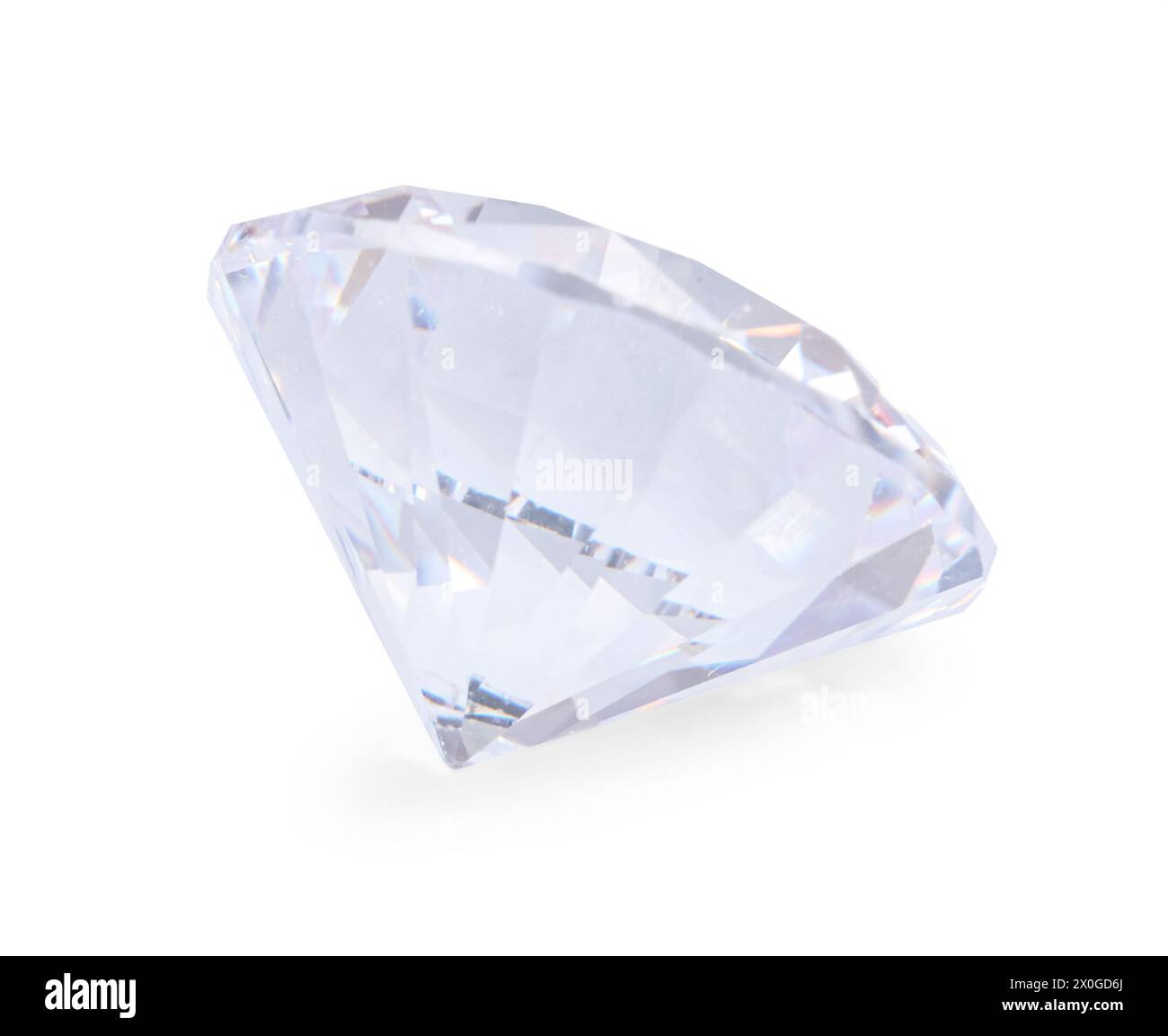 One beautiful shiny diamond isolated on white Stock Photo - Alamy