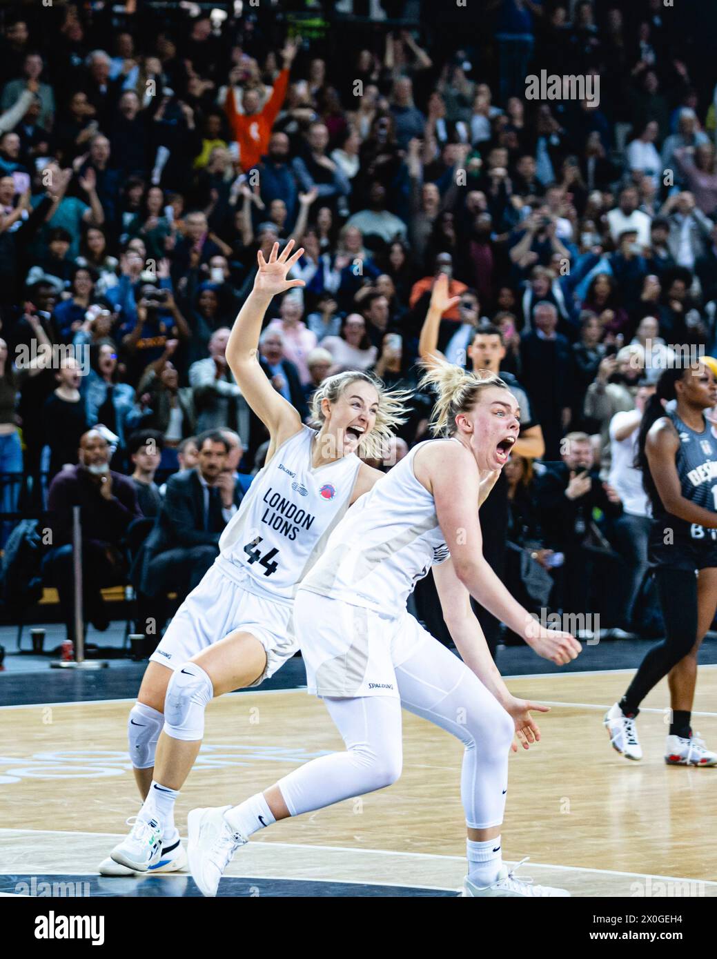London Lions women's team win the Eurocup women's final in the second ...