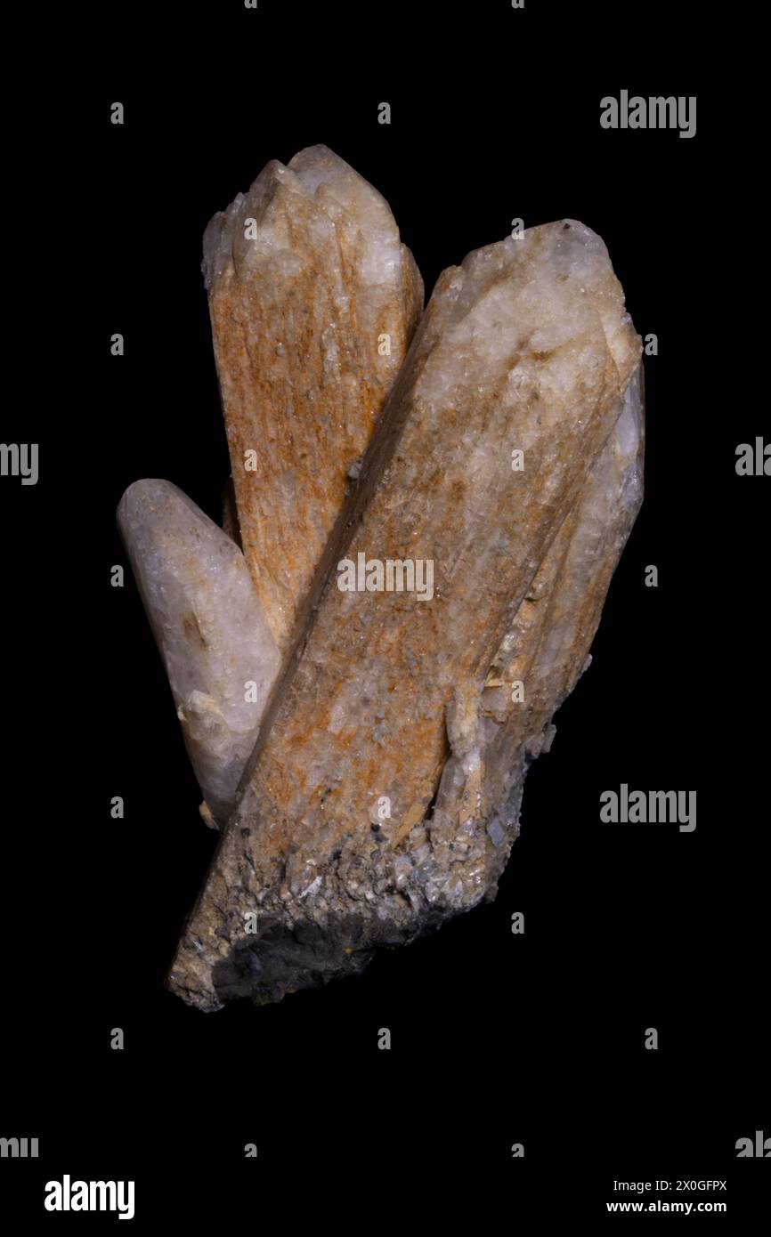 quartz crystal specimen Stock Photo - Alamy
