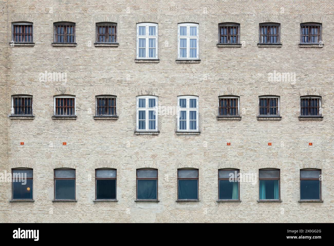Facade of the ancient Horsens state prison in Denmark Stock Photo - Alamy