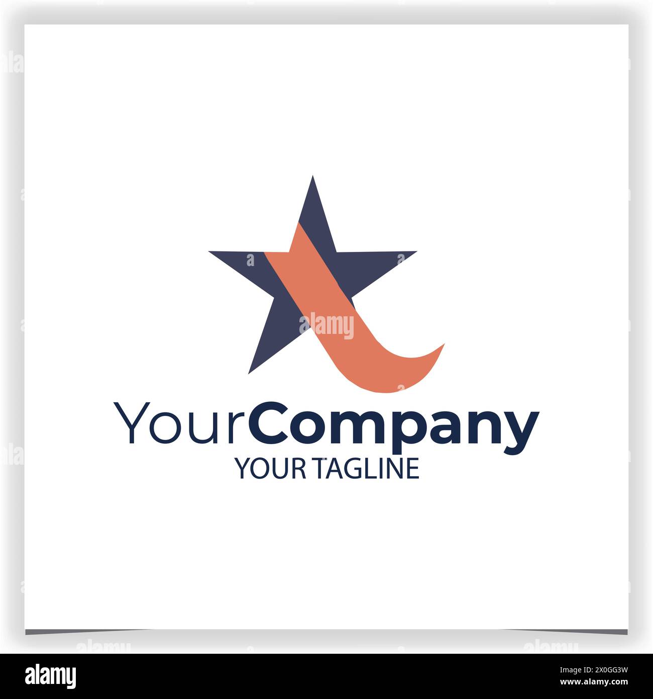 Star company logo design set hi-res stock photography and images - Alamy