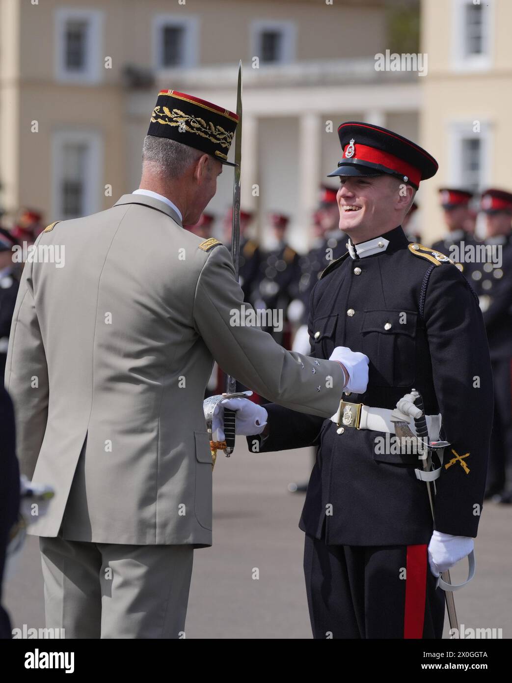 The head of the French army General d'armee Pierre Schill presents the ...