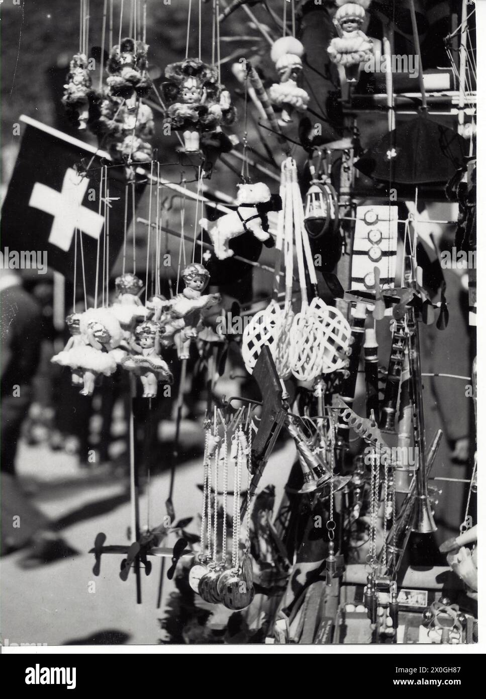 Honorary prizes for successful air rifle shooting at a shooting range ...