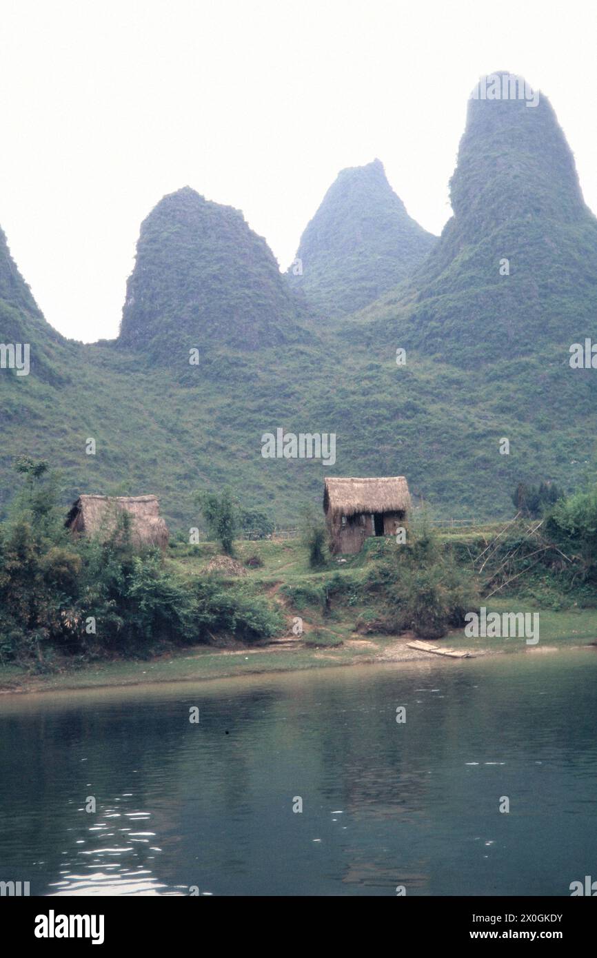 The Li Jiang River near Cao Ping. [automated translation] Stock Photo ...