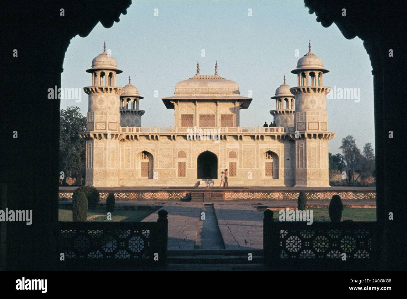 The tomb of Itimad-du-Daula in Agra. [automated translation] Stock ...