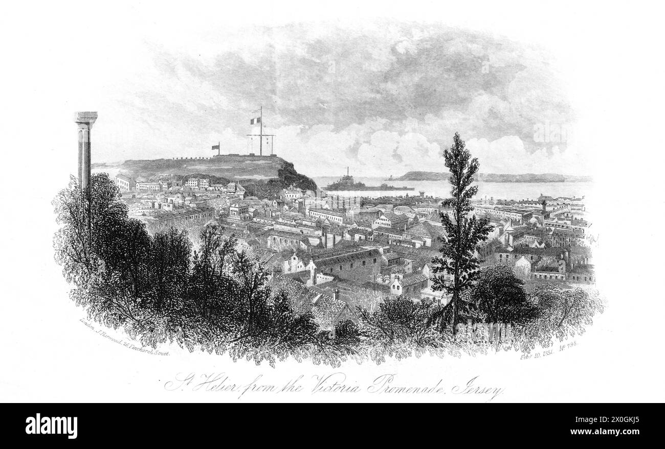 John Harwood (1798-1855), 26 Fenchurch Street, London - A view of St ...